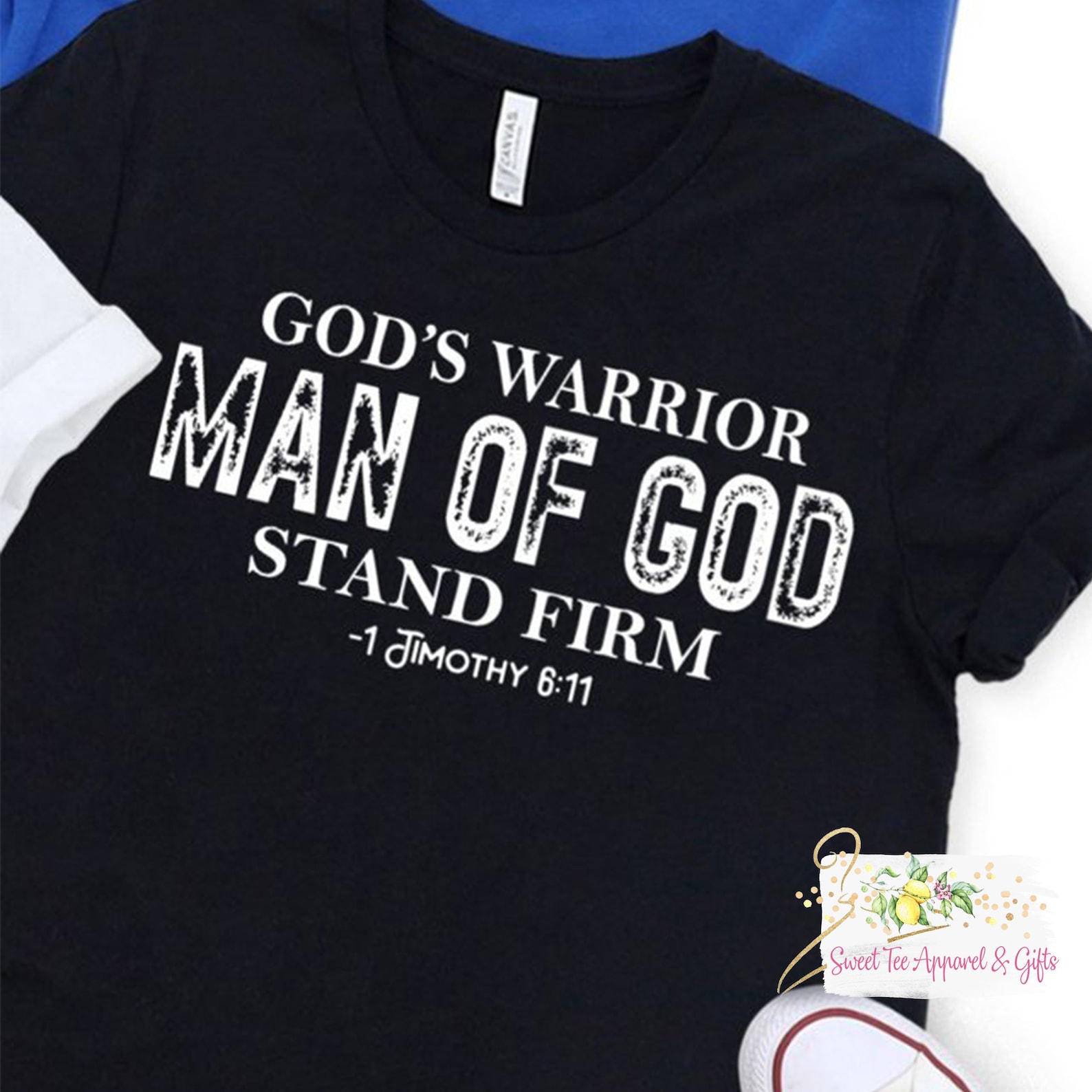 God's warrior Man of God stand firm men's t-shrit | Etsy