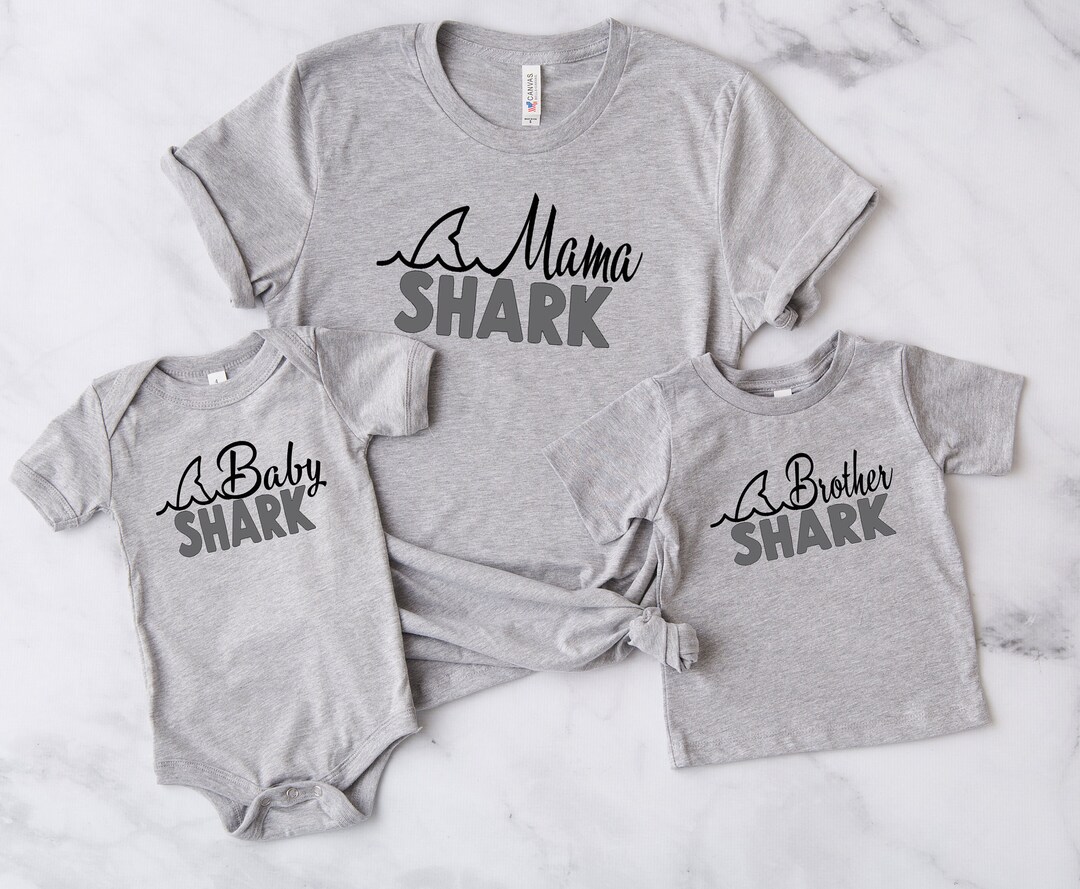 Mama Shark Matching Shirts - - Baby Shark - Beach Vacation - Family ...