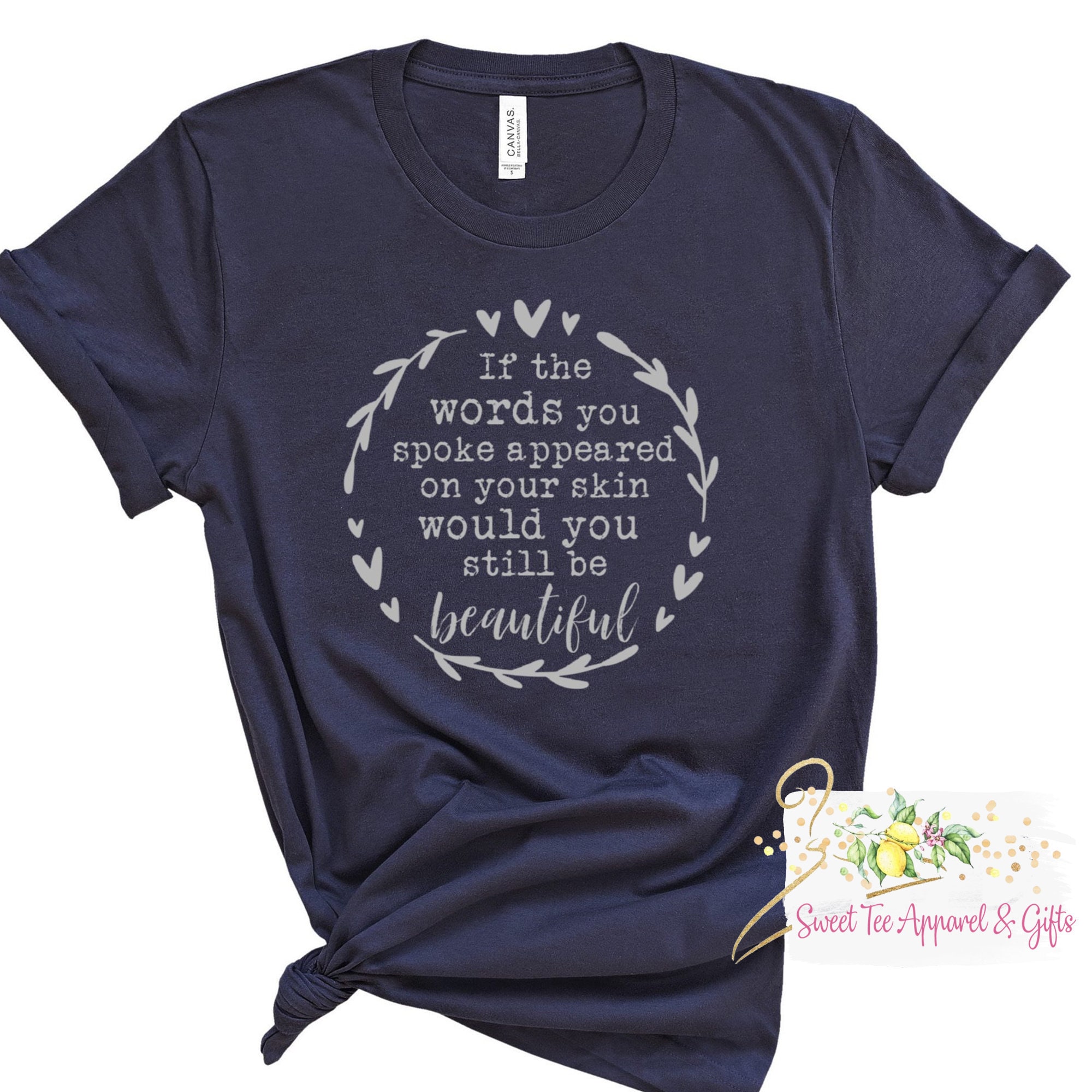 If the Words You Spoke Appeared on Your Skin Would You Still - Etsy