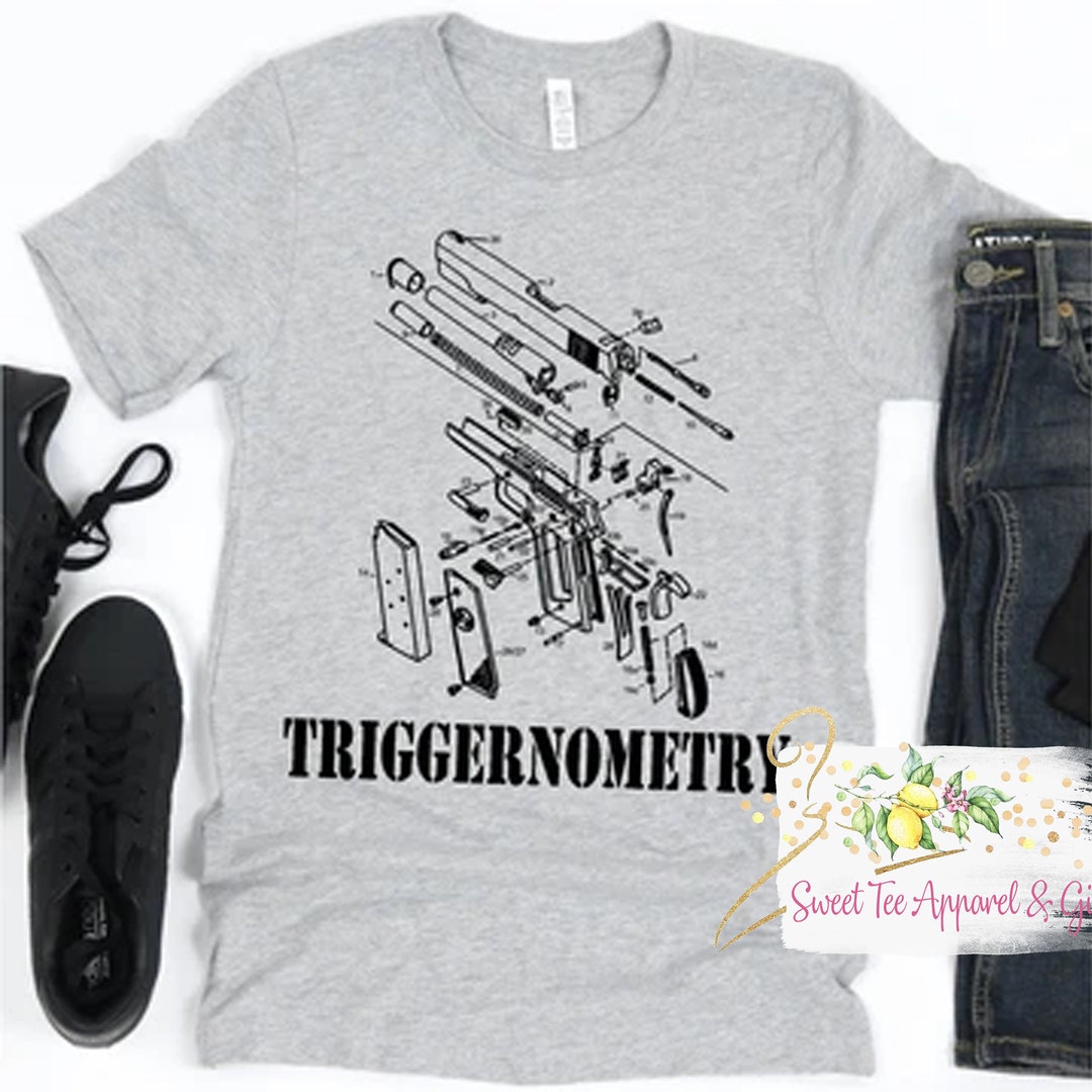 I Study Triggernometry Tshirt - 2nd Amendment T-shirt - Gun Rights ...