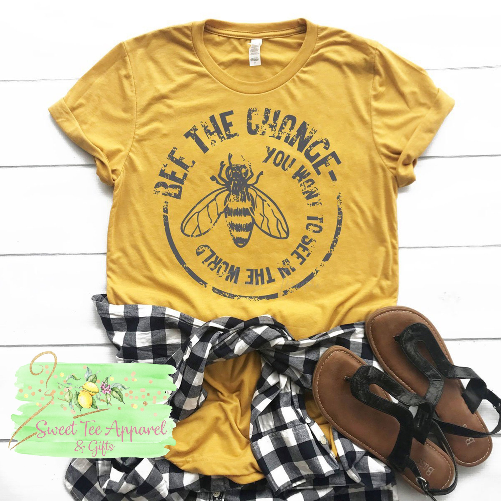 Bee the Change You Want to See in the World Tshirt - Etsy