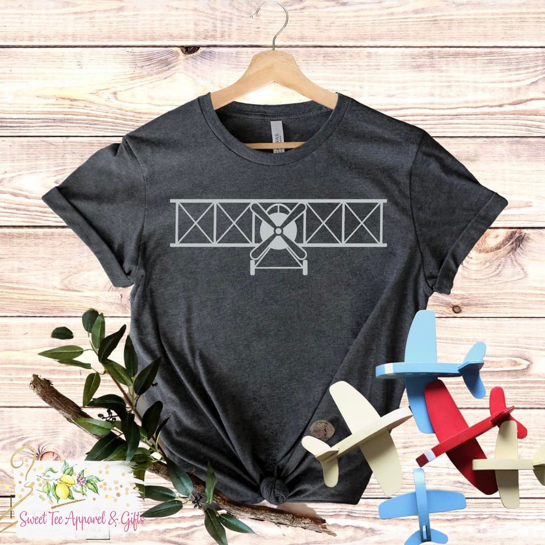 Airplane T-shirt - Aviation Shirt - Vintage Airplane Shirt - Gift Idea ...