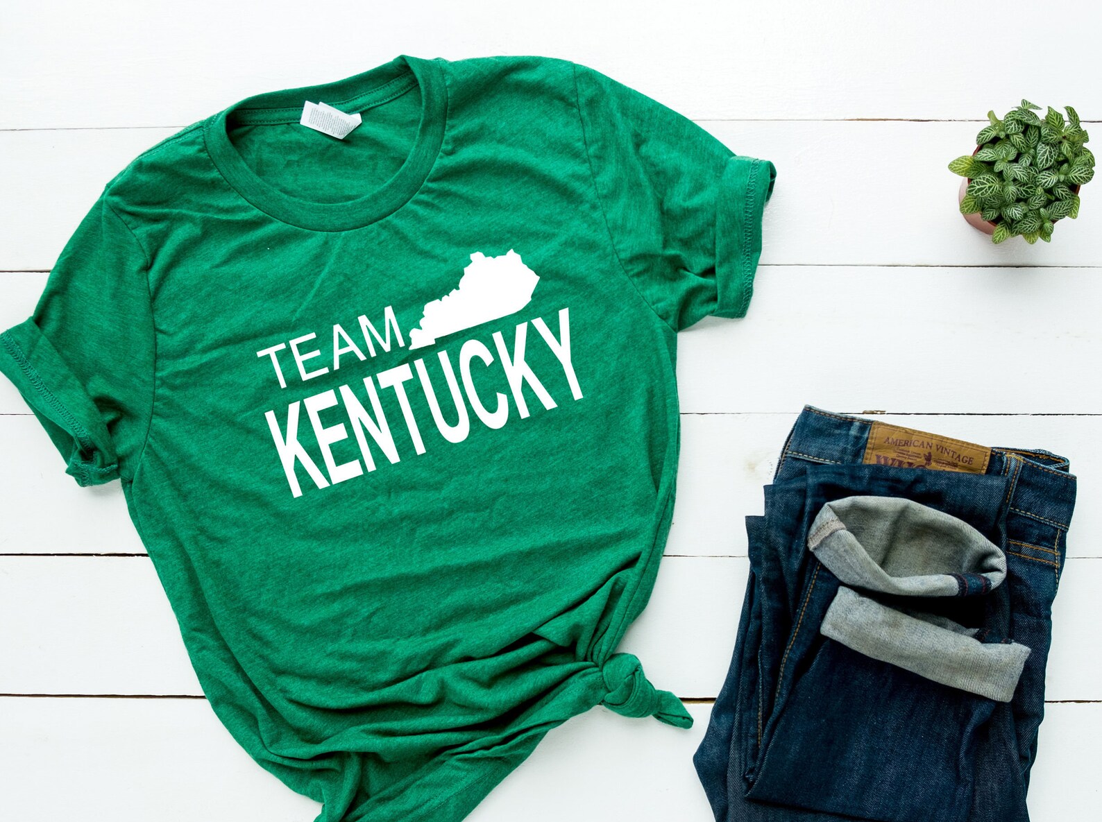 Team Kentucky shirt green compassion t-shirt Kentucky - Etsy Italia
