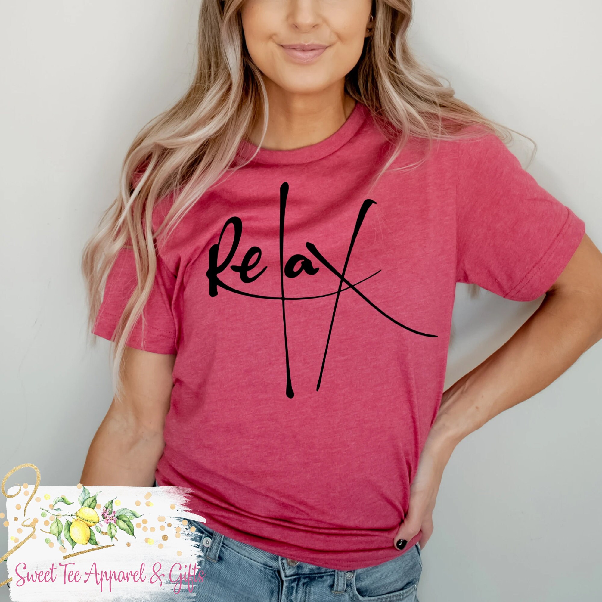 Relax T-shirt - Take It Easy T-shirt - Women's Shirt - Gift for Friend ...