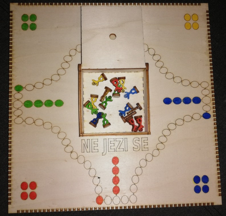 Ludo Board Game Laser Cut File 4mm,svg, DXF, AI, Pdf Ludo Board Laser ...