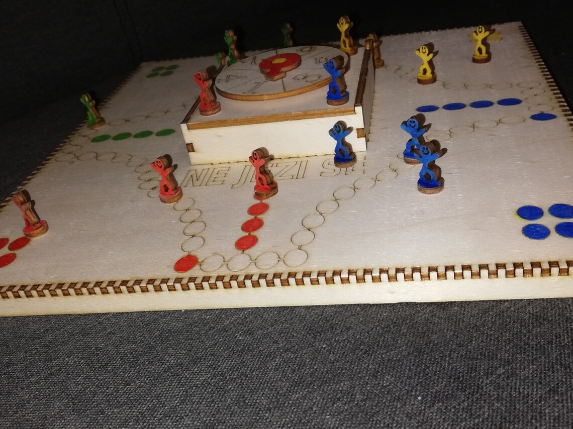 Ludo Board Game Laser Cut File 4mm,svg, DXF, AI, Pdf Ludo Board Laser ...