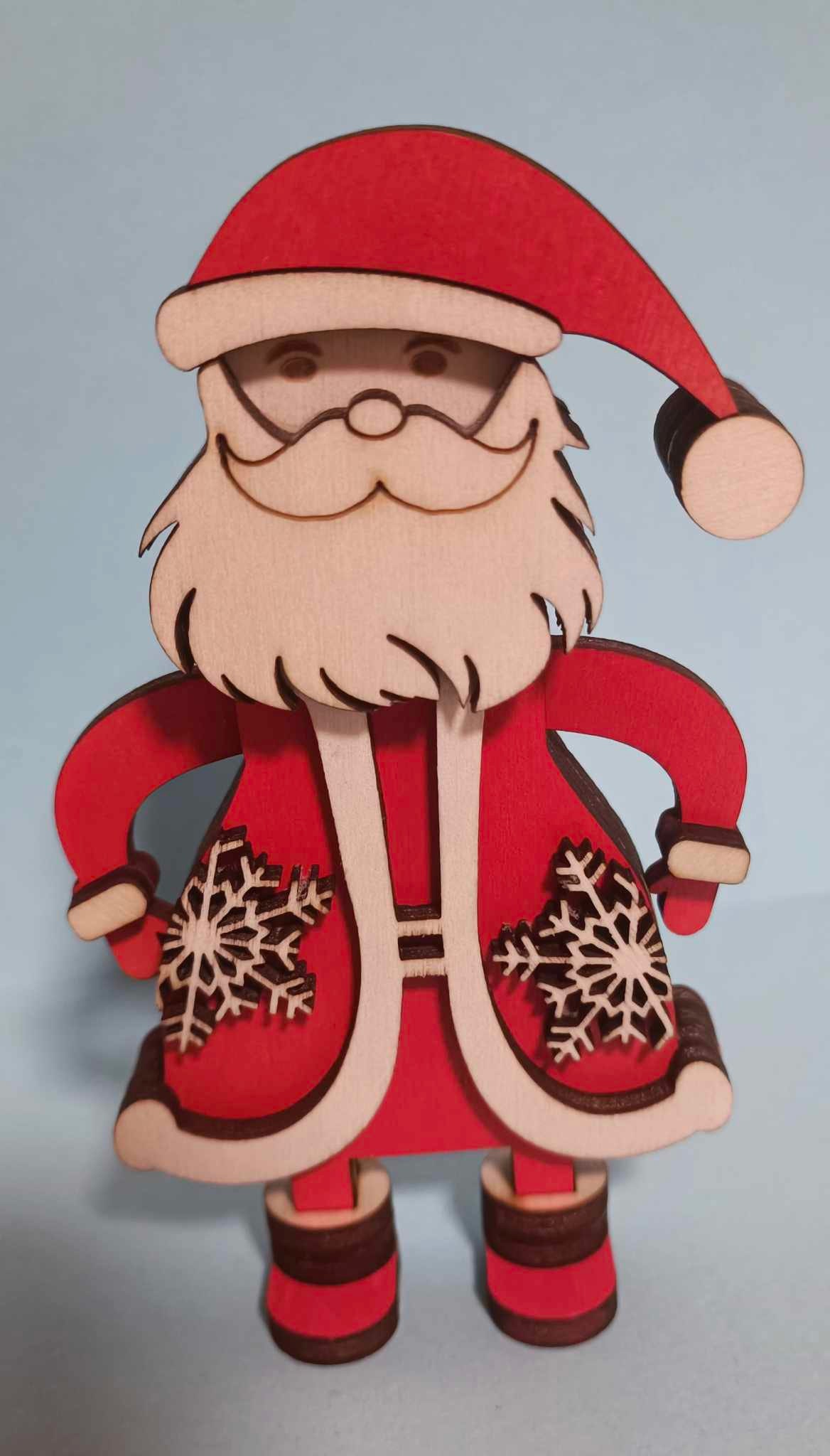 Santa Claus Designs 3mm and 4mm SVG DXF AI Pdf Laser Cut Download File ...