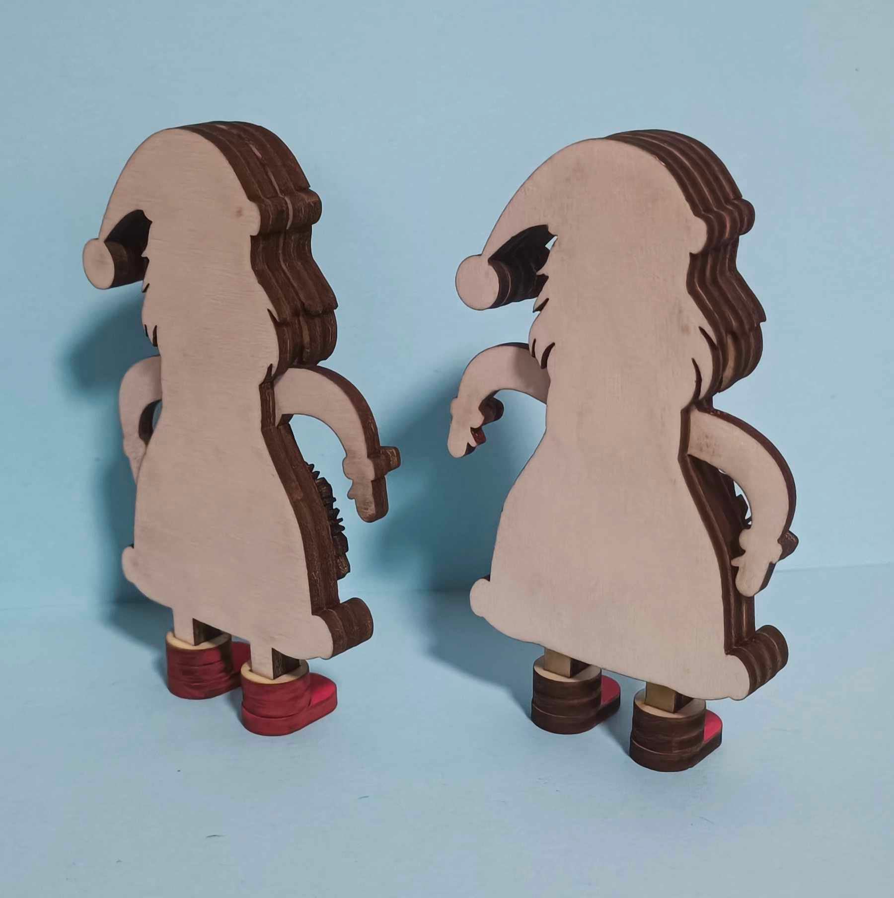 Santa Claus Designs 3mm and 4mm SVG DXF AI Pdf Laser Cut Download File ...