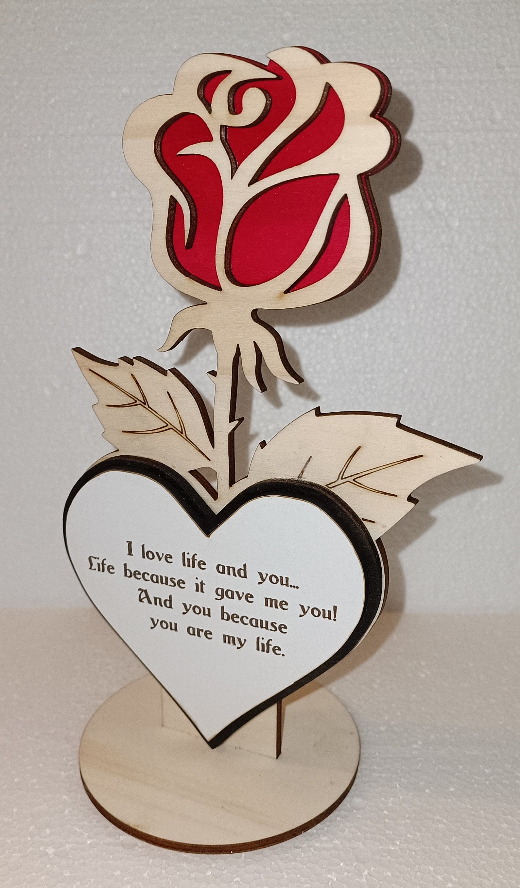 DIGITAL FILE, Valentines Day Roses With Stands SVG File, Valentines Day ...