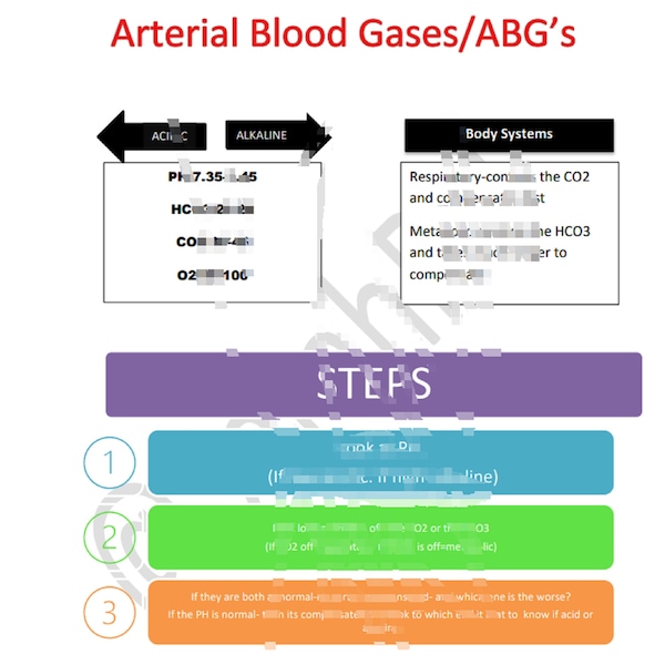 Arterial Blood Gas - Etsy
