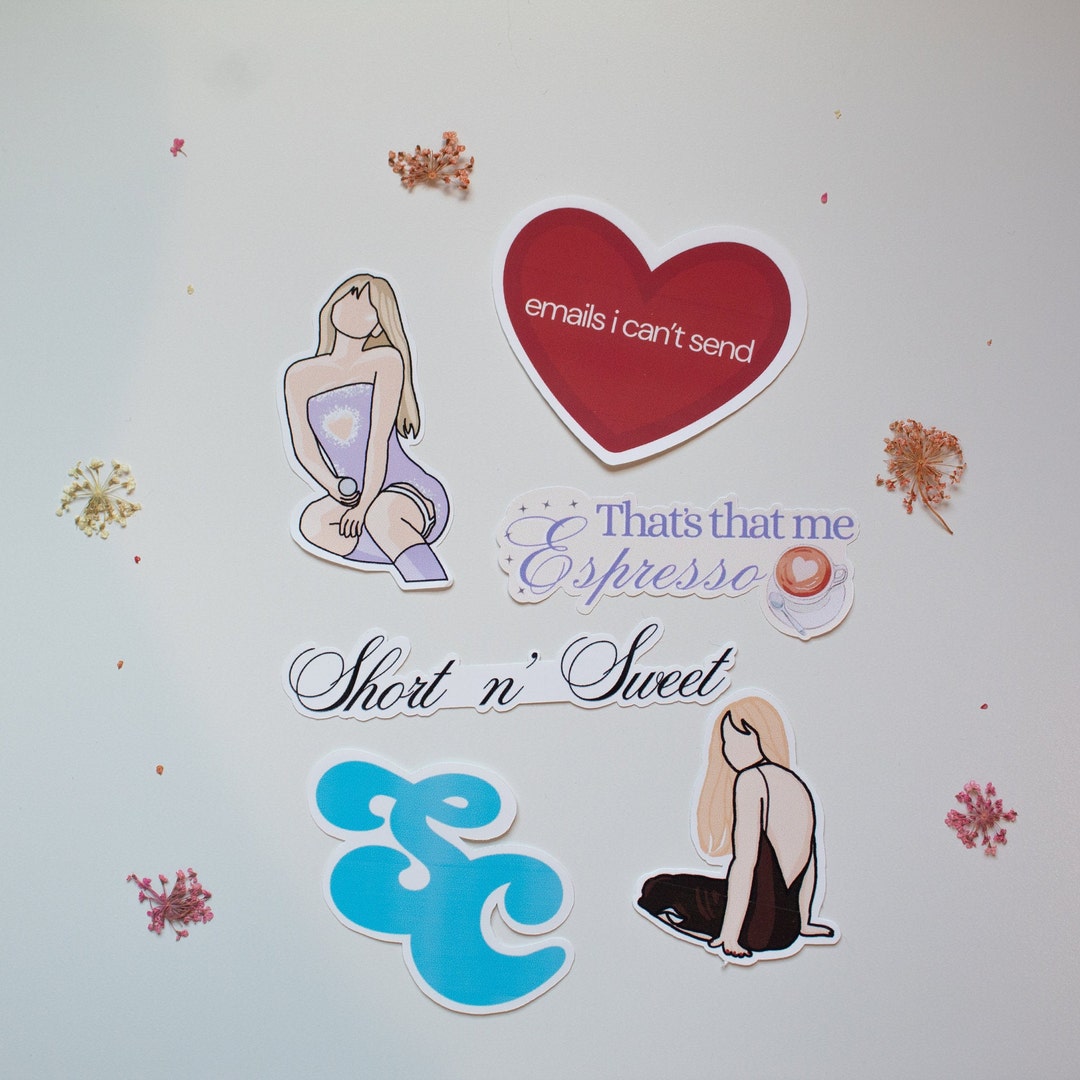Sabrina Carpenter Sticker Pack - Etsy