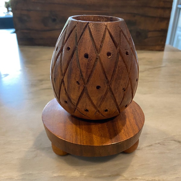 Wood Pineapple - Etsy
