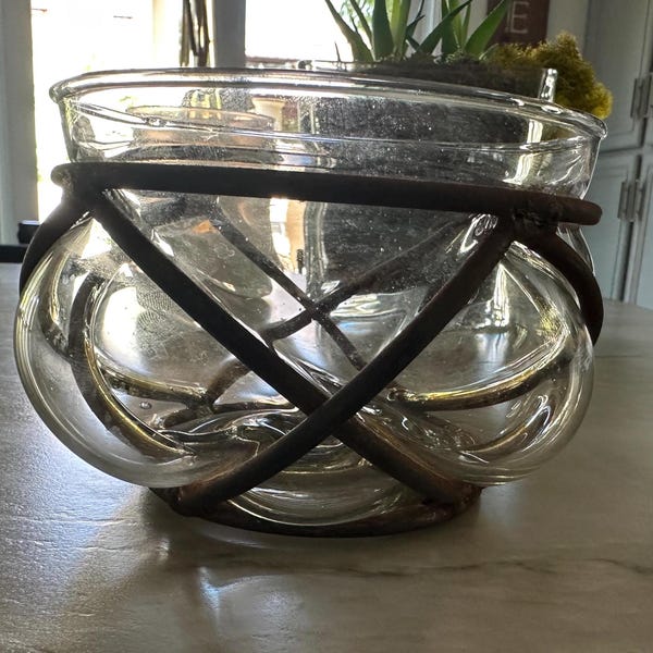 Glass Planter - Etsy