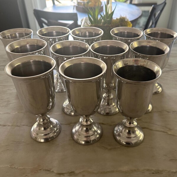 Pewter Goblet - Etsy