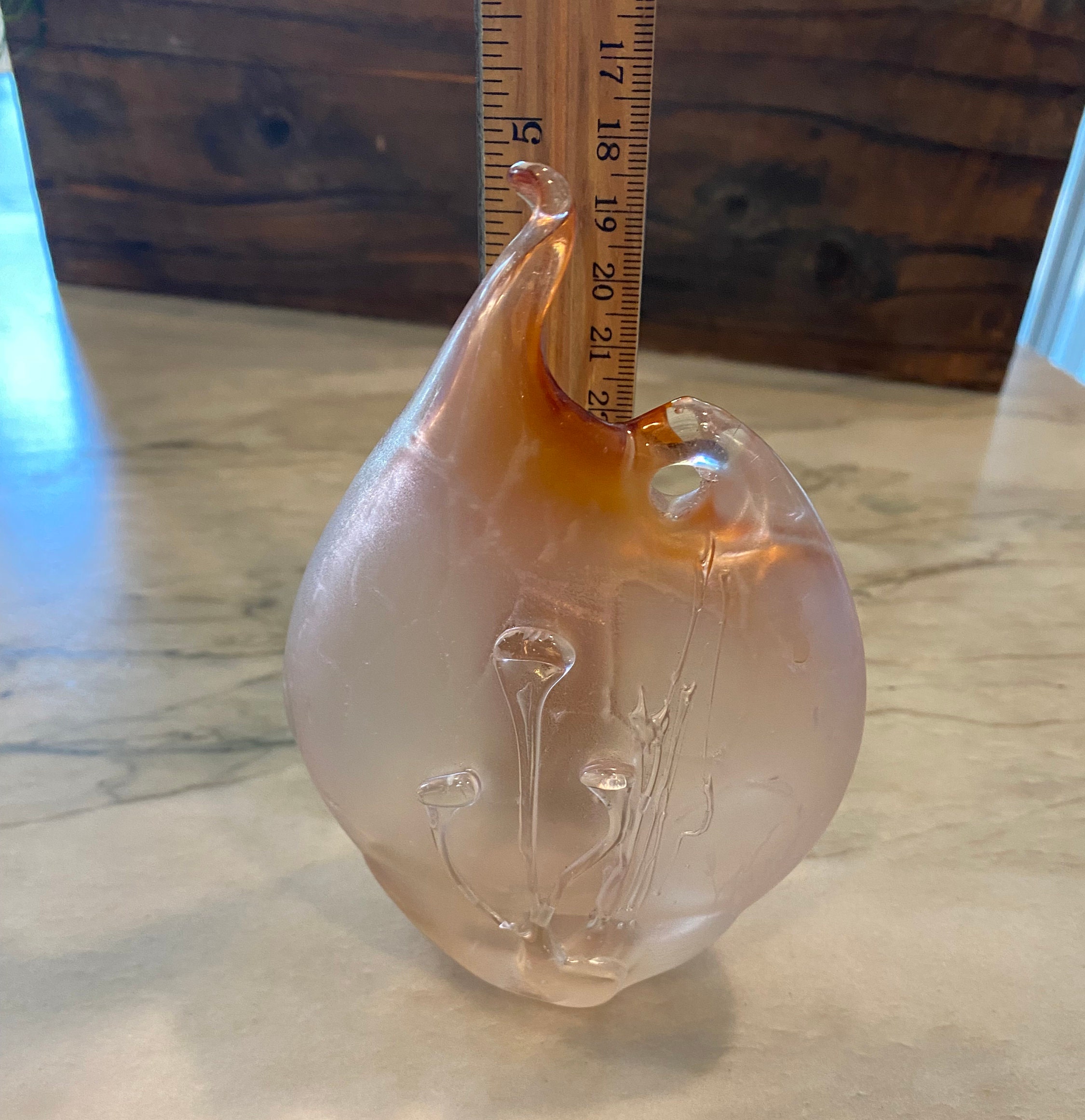 Vintage Loren Chapman Art Glass Vase California - Etsy UK