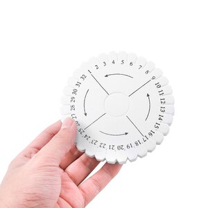 2pcs Round Square Knitting Cord Disc Disks Rope Weaving - Etsy