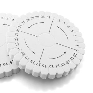 2pcs Round Square Knitting Cord Disc Disks Rope Weaving - Etsy