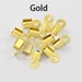 200pcs/lot Brass End Fasteners for Rhinestone Chain Fold Over Crimp ...