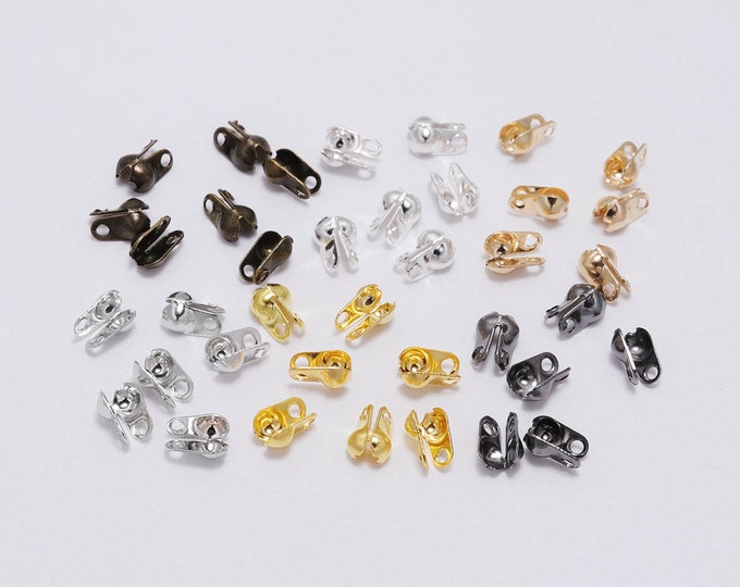 200pcs/lot Brass End Fasteners for Rhinestone Chain Fold Over - Etsy