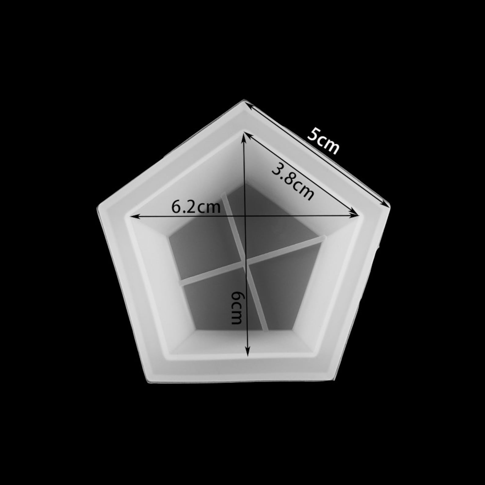 1 Set Pentagon Shape Storage Box Silicone Molds Jewelry Boxes | Etsy