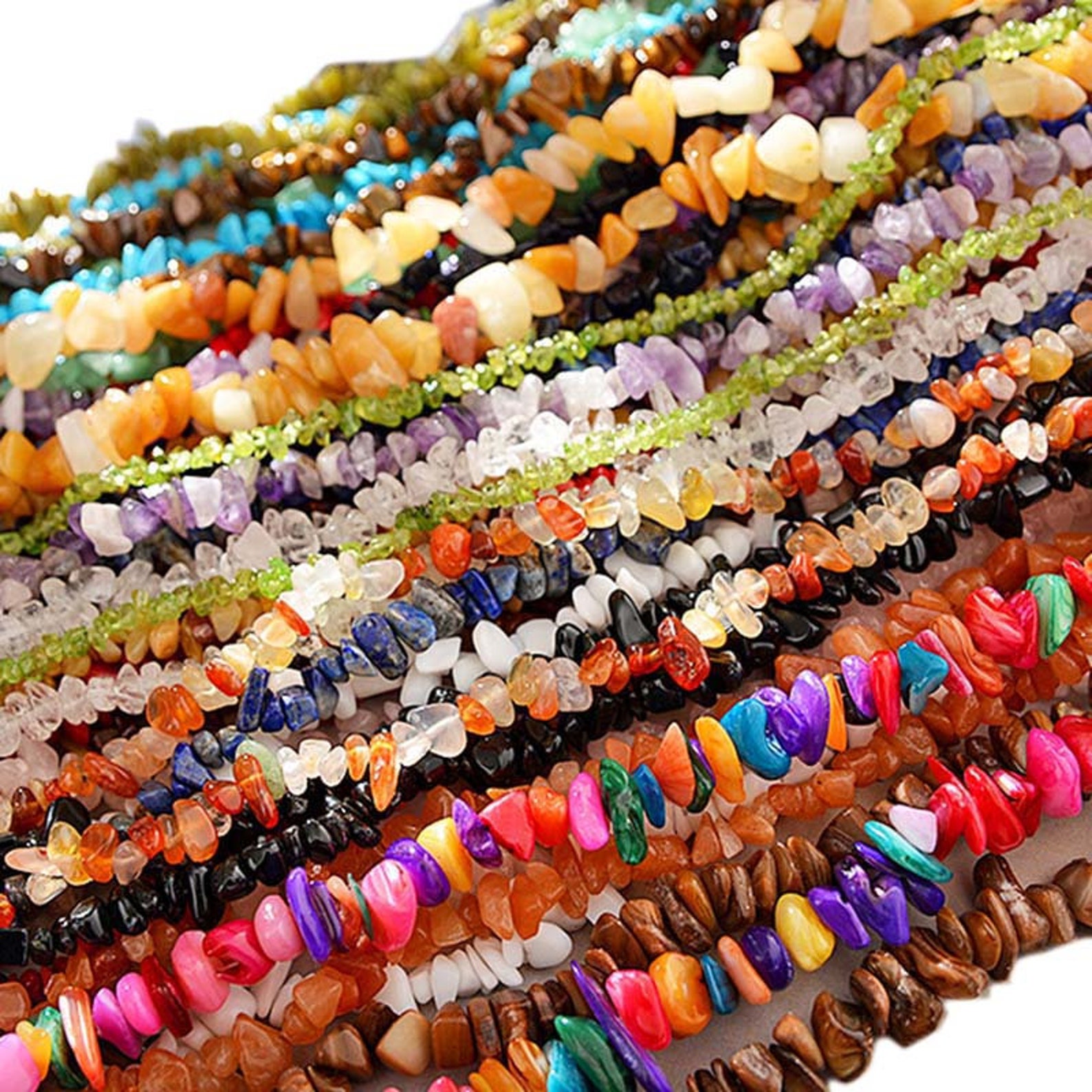 1strand/lot 16 Inch Natural Stone Beads Chips Bead 5-8mm - Etsy