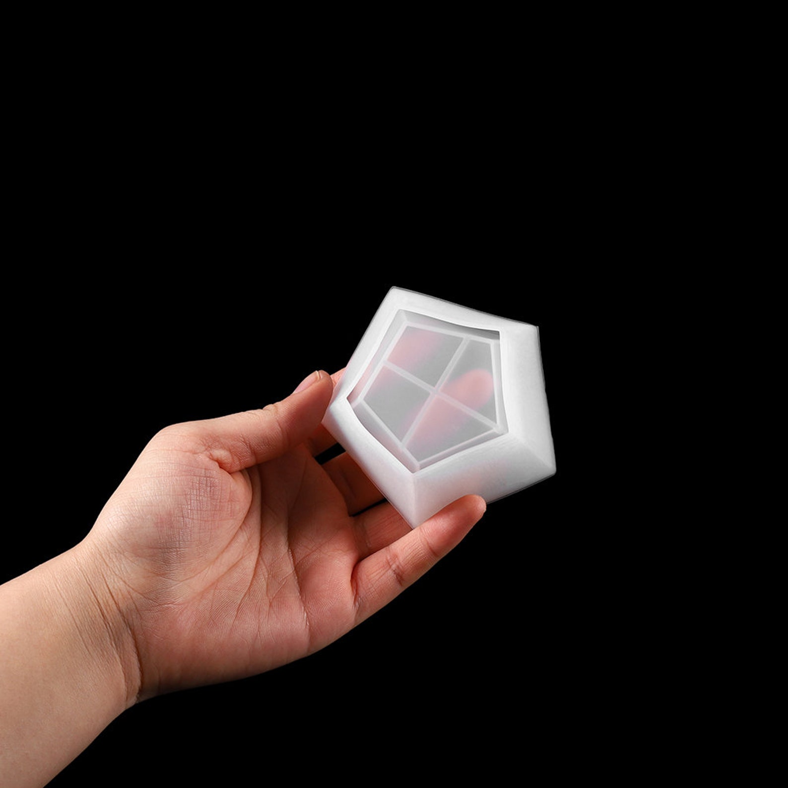 1 Set Pentagon Shape Storage Box Silicone Molds Jewelry Boxes | Etsy