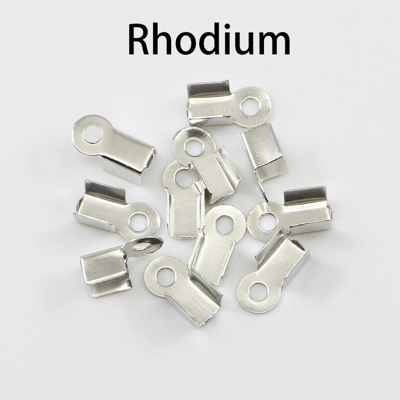 200pcs/lot Brass End Fasteners for Rhinestone Chain Fold Over - Etsy