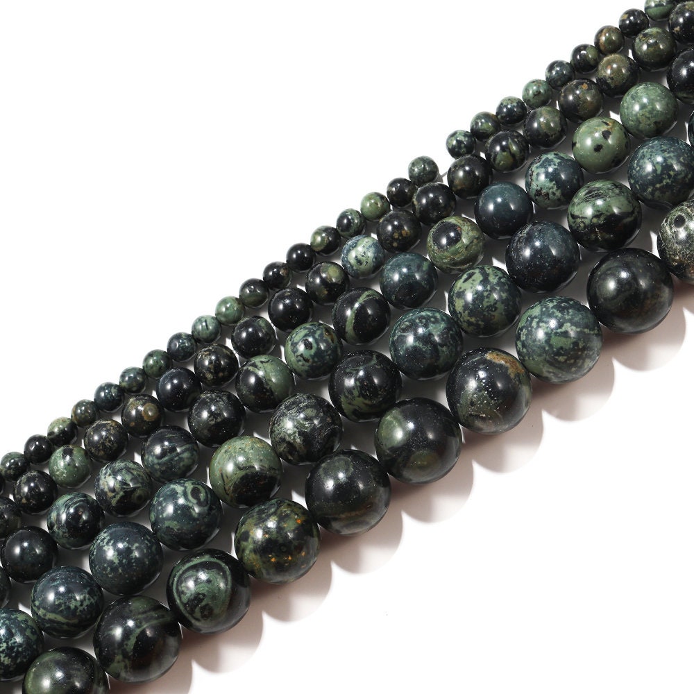 1strand/lot 4/6/8/10mm Natural Green Malachite Stone Round - Etsy