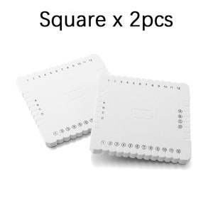 2pcs Round Square Knitting Cord Disc Disks Rope Weaving - Etsy