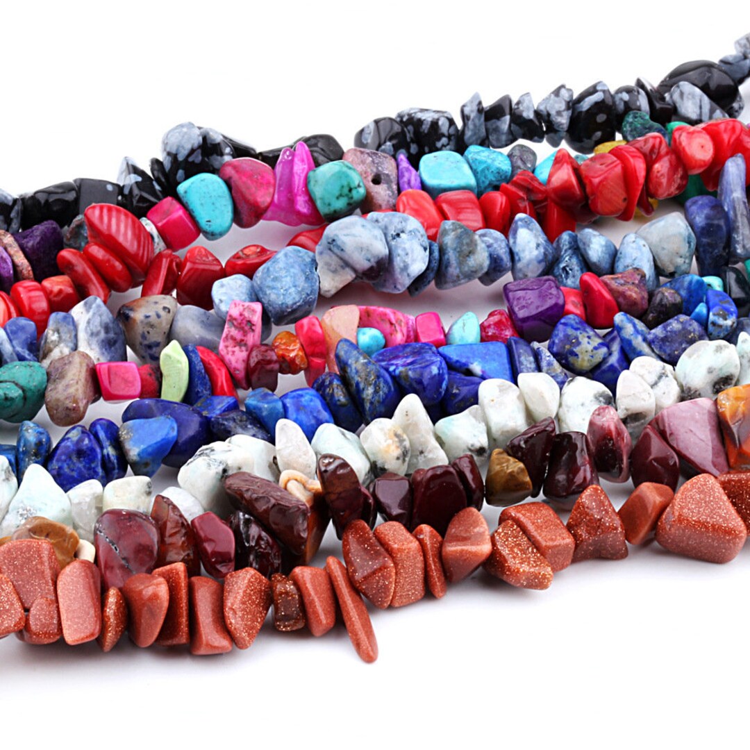 1strand/lot 16 Inch Natural Stone Beads Chips Bead 5-8mm Crystal ...