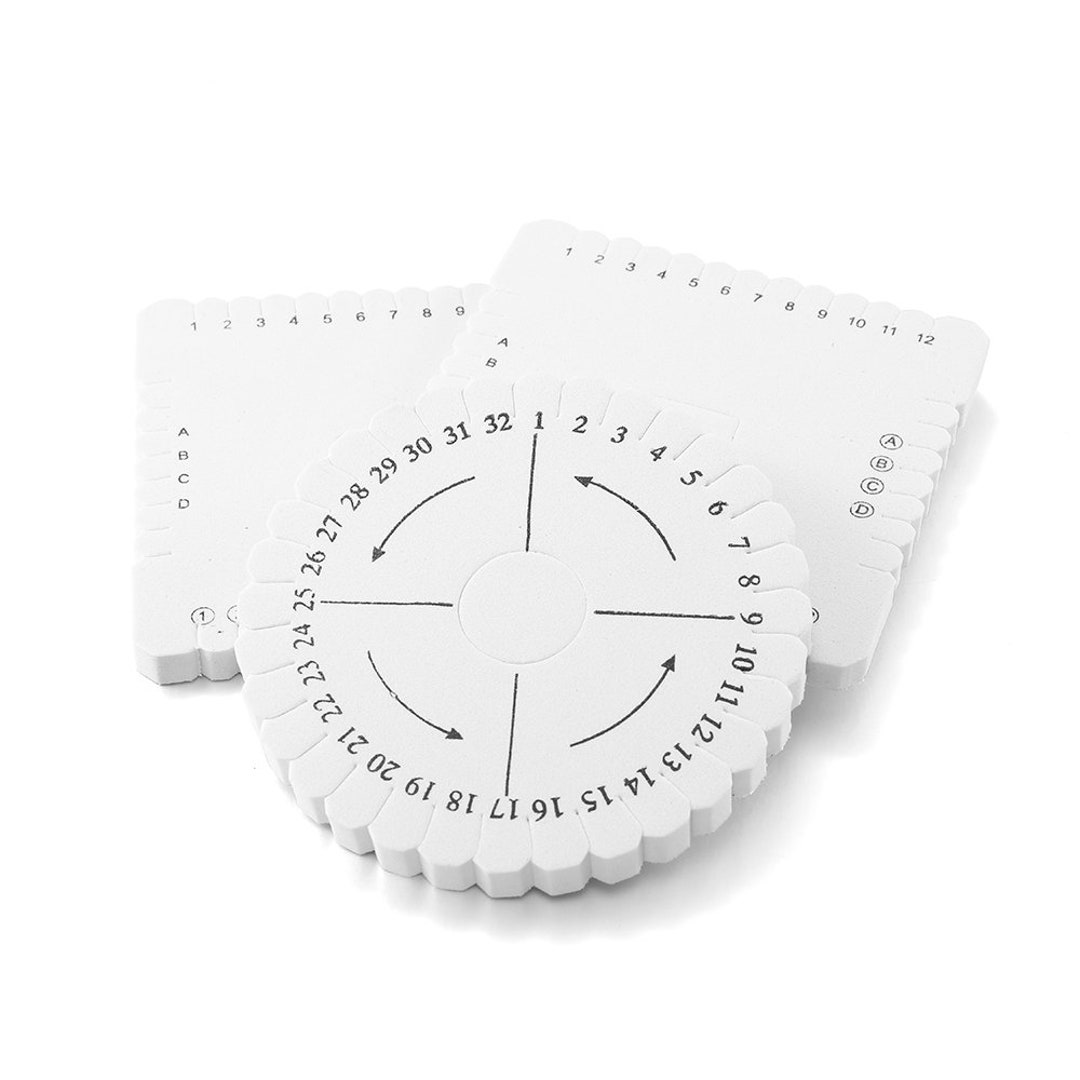 2pcs Round Square Knitting Cord Disc Disks Rope Weaving - Etsy