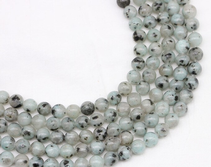 1strand/lot 4/6/8/10/12mm Natural Stone Red Picasso Bead Round | Etsy