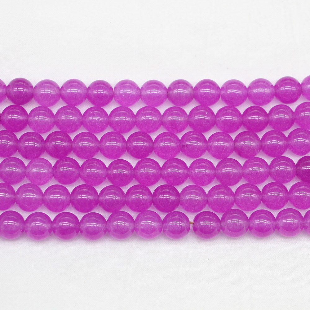 1strand/lot 4 6 8 10 12 Mm Light Purple Quartz Crystal Stone - Etsy