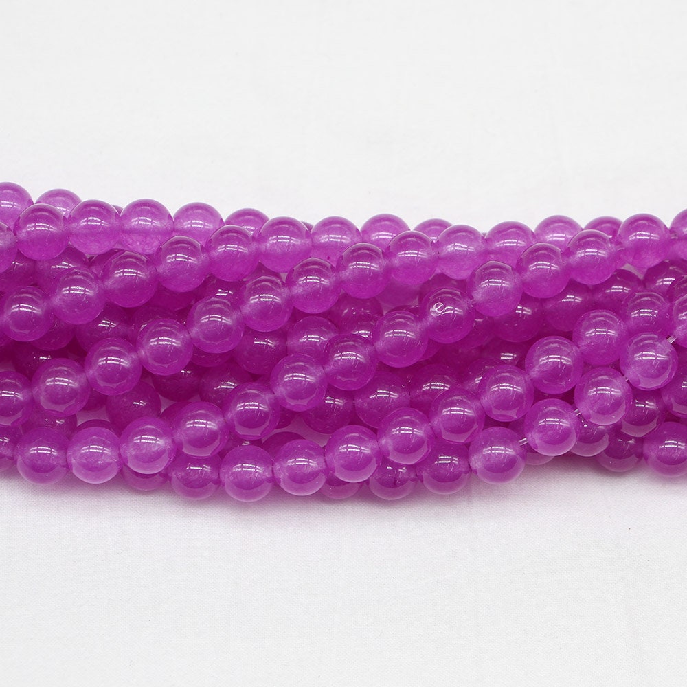 1strand/lot 4 6 8 10 12 Mm Light Purple Quartz Crystal Stone | Etsy