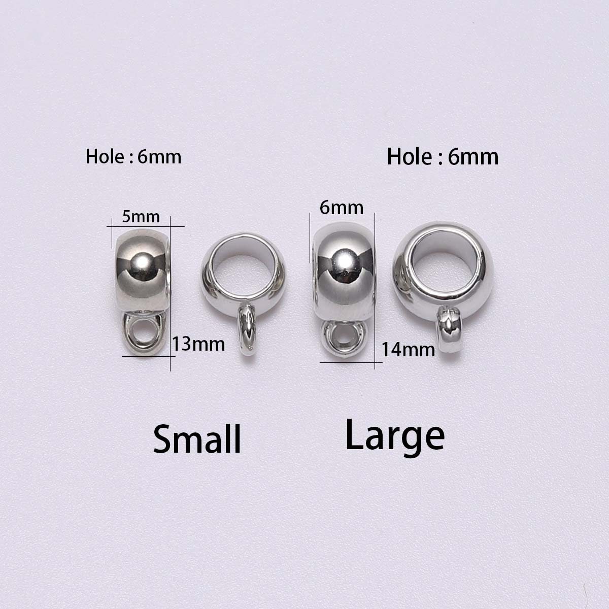 50pcs/lot Pendant Clip Clasps Bail Hooks Gold Silver CCB Big - Etsy