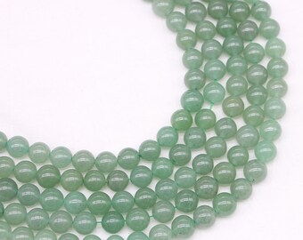 1strand/lot Natural Stone Phoenix Green Gold Bead Round Loose - Etsy