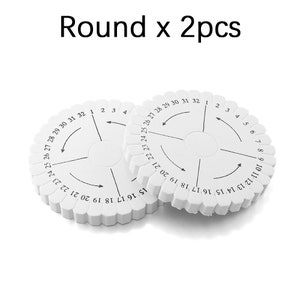 2pcs Round Square Knitting Cord Disc Disks Rope Weaving - Etsy