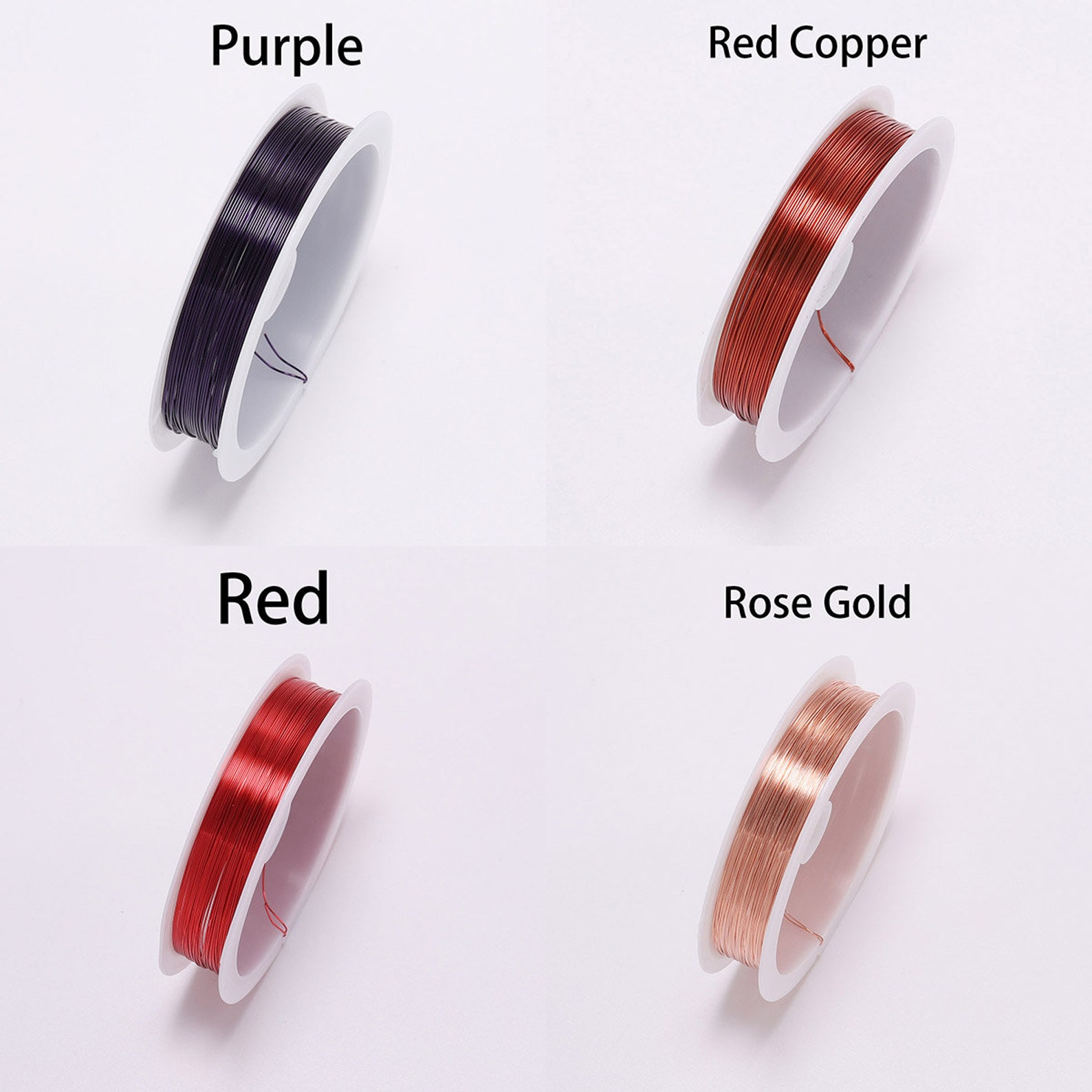 1 Roll 0.3 0.4 Wire Diameter Roll Silver Gold Blue Wire | Etsy