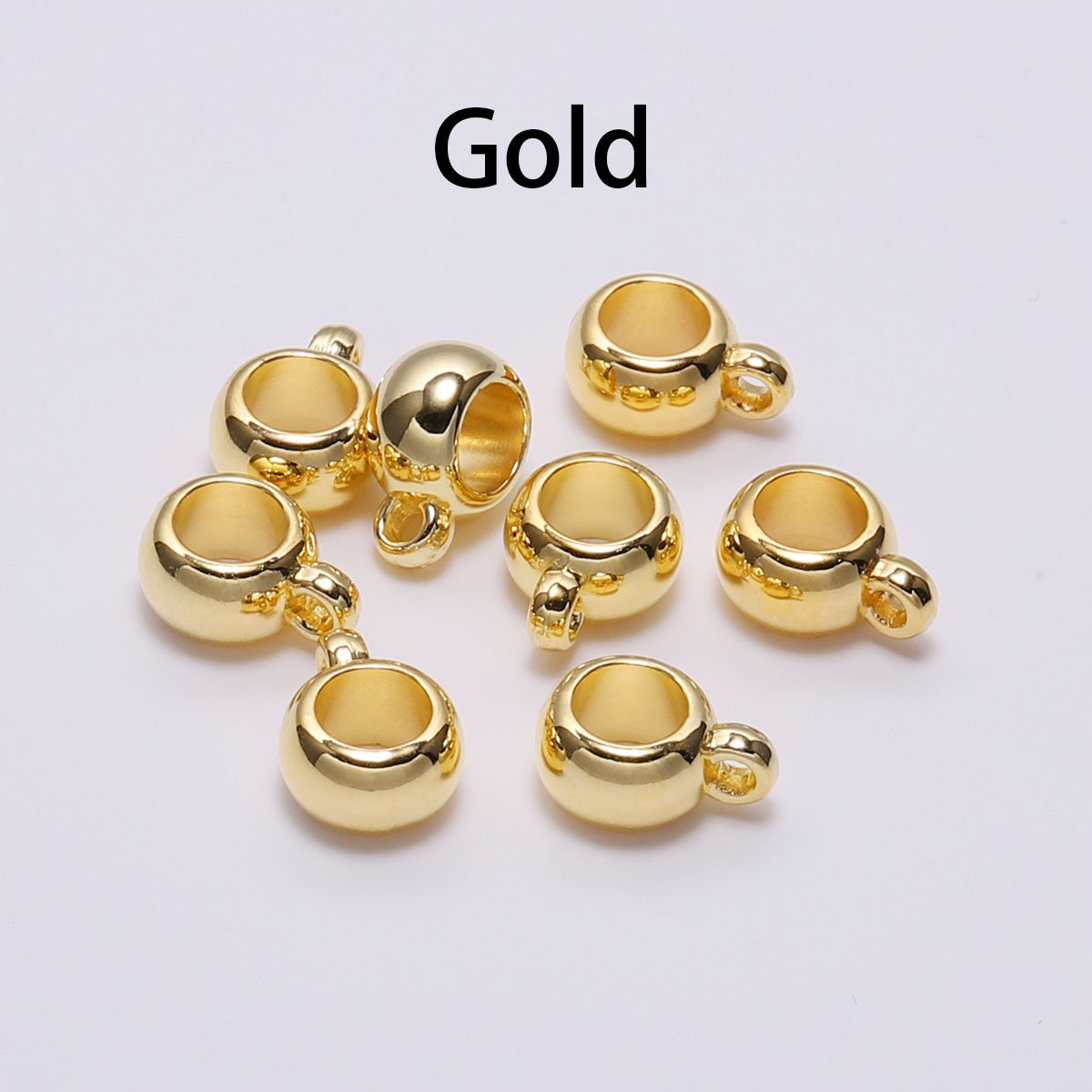 50pcs/lot Pendant Clip Clasps Bail Hooks Gold Silver CCB Big - Etsy