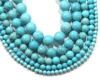 1strand/lot 4/6/8/10/12 Mm Amazonite Color Lake Blue Natural - Etsy