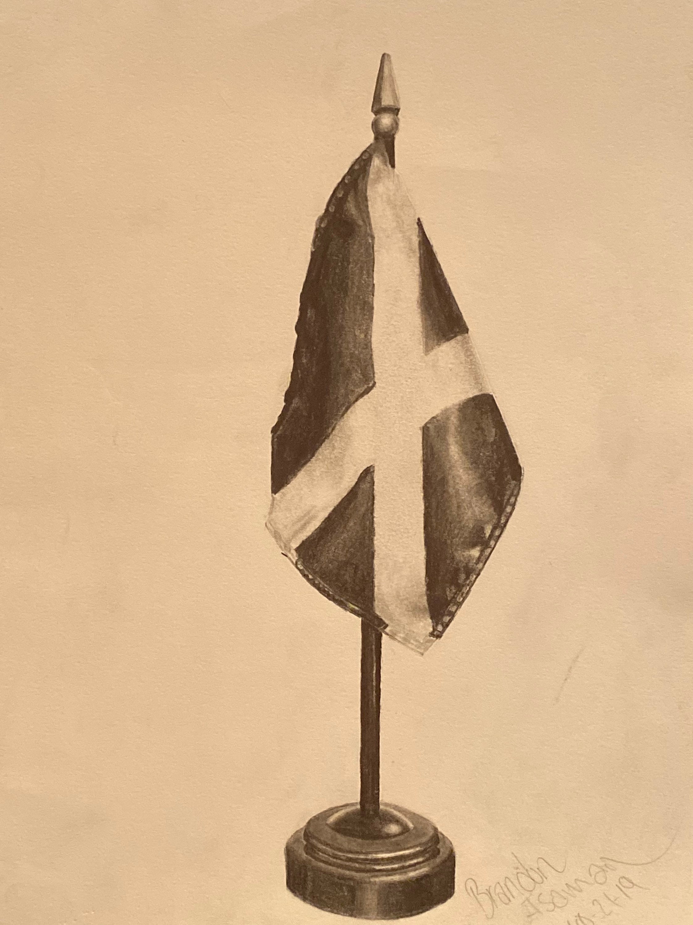 Scottish Table Flag print - Etsy Sweden