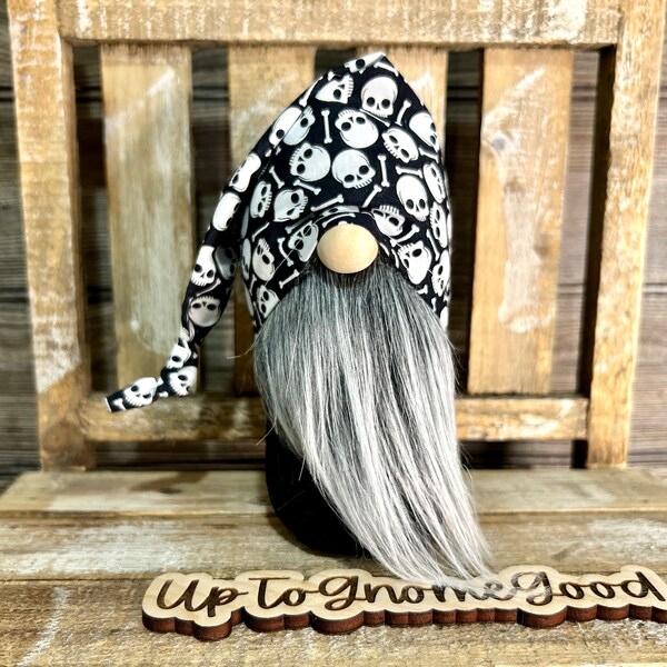 Skull Gnome - Etsy