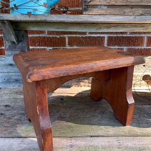 Antique Primitive Foot Stool 1730s - Etsy