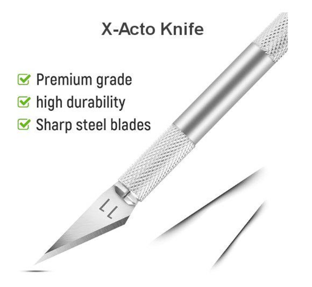 X-acto Knife-stainless Steel-sharp Craft Knife - Etsy