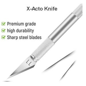 X-acto Knife-stainless Steel-sharp Craft Knife - Etsy
