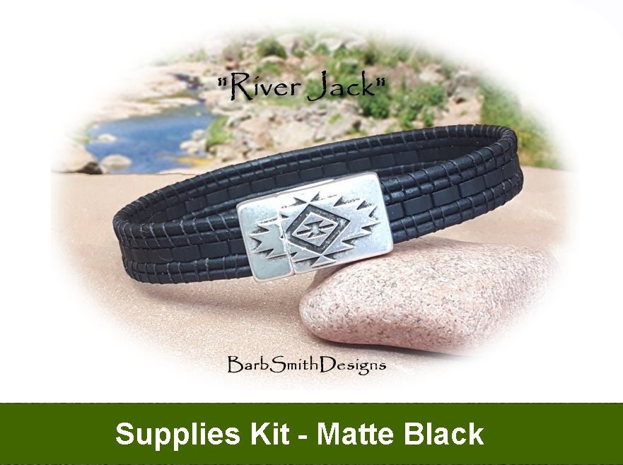 Supplies Kit (tutorial Sold Separately)-men's "river Jack" Bracelet Kit ...