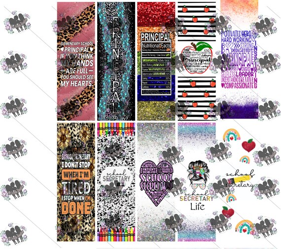 Principal and School Secretary Pen Wraps - Etsy