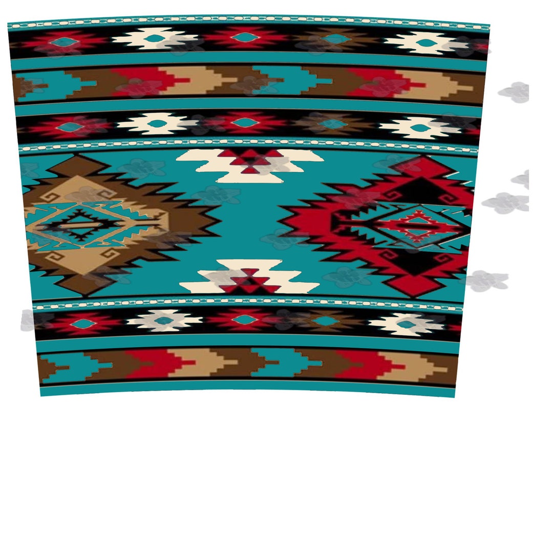 30oz Skinny Aztec Wrap - Etsy