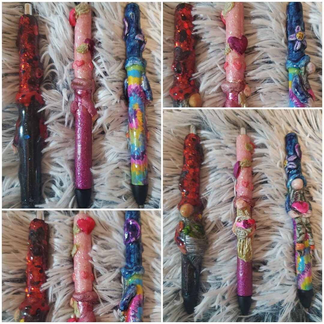 3d Custom Hand Sculpted Hand Painted Pens - Etsy