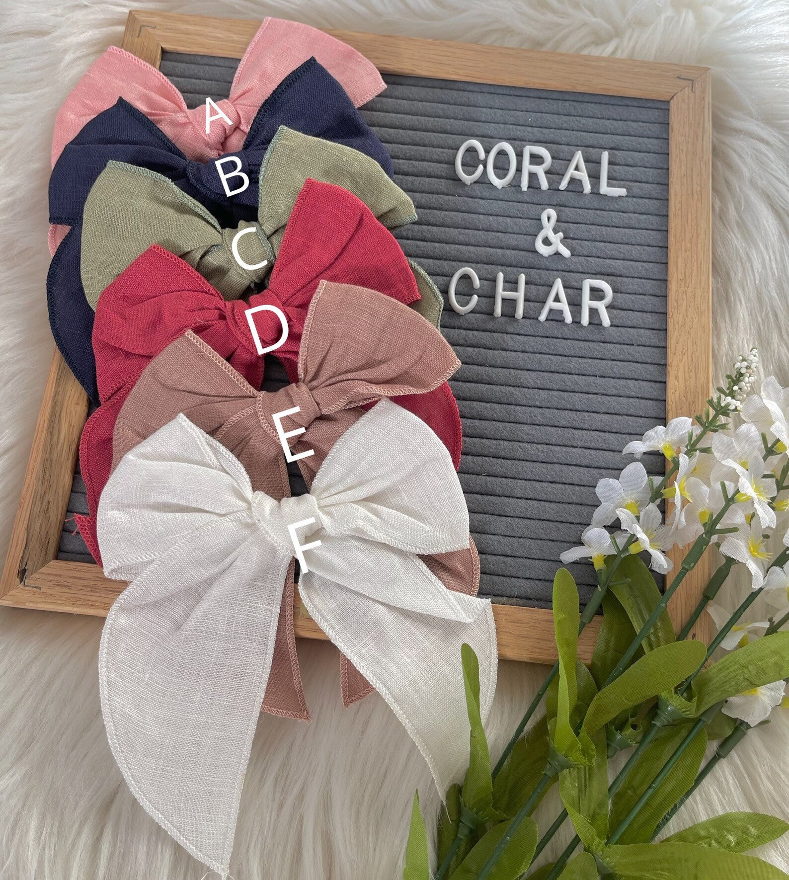 Fable Hair Bows | Monogram Hair Bow | Hair Bows | Personalized Hair ...